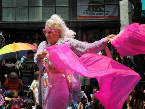 Santa Barbara Solstice Parade With California Bear Flag In