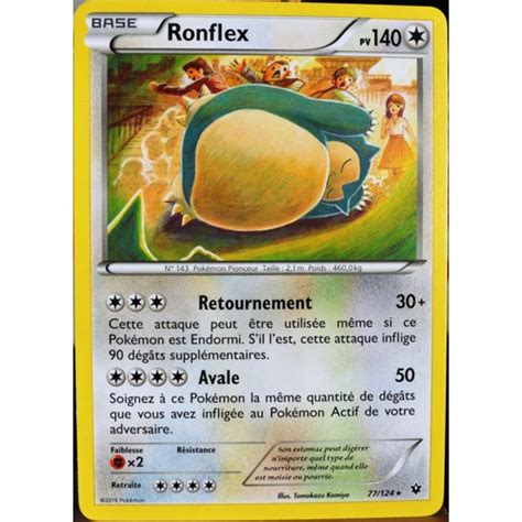 Carte Pok Mon Ronflex Pv Xy Impact Des Destins Neuf Fr