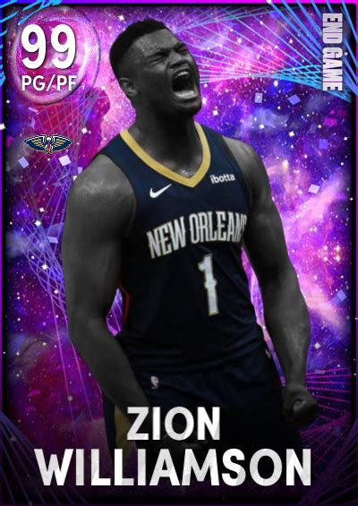 Nba K Kdb Custom Card End Game Zion Williamson