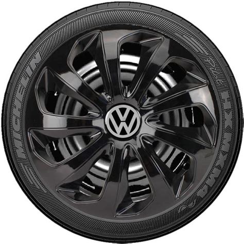 Jogo 4 Calotas Velox Aro 14 Preta Vw Gol G1 G2 G3 G4 G5 G6 G7 Up