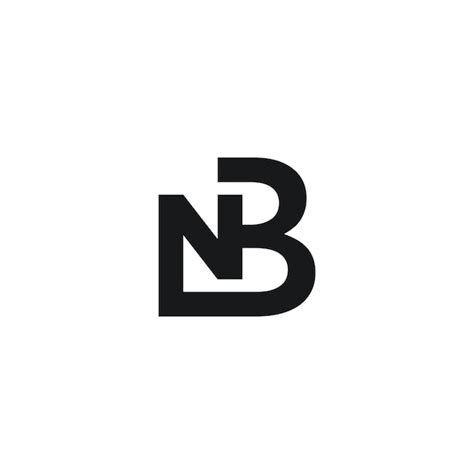 Premium Vector NB BN Abstract Initials Letter Monogram Vector Logo Design