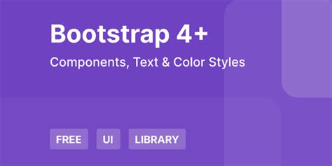 Bootstrap Ui Kit Inter Font Color Scheme Change Figma