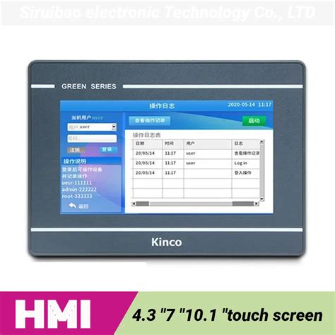 Kinco Hmi Gl070 Gl070e Hmi Touch Screen 7 Inch 800 480 Ethernet 1 Usb
