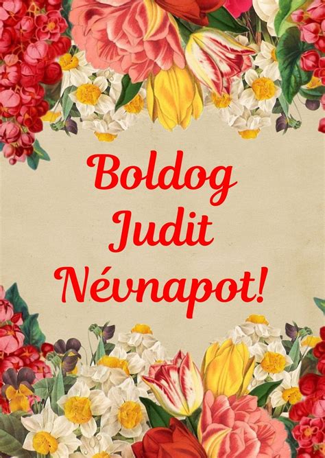Judit névnap képeslap Névnapi képeslapok