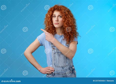 Unsure Silly Timid Hesitant Cute Redhead Curly Haired Ginger Girl Frowning Uncertain Asking Your