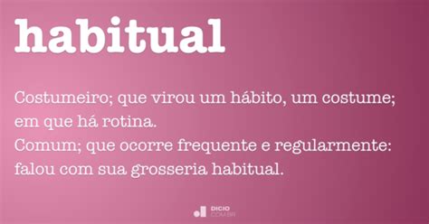 qué significa habitual CONADEIP