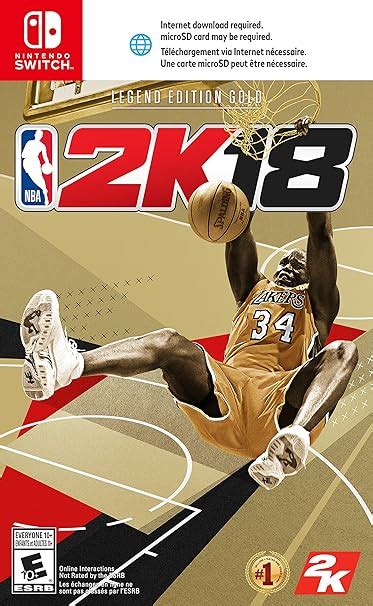 Nba K Legend Gold Edition Nintendo Switch Amazon Ca Computer And