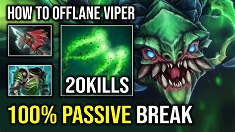 How To Offlane Viper Like A 11K MMR With Passive Break 100 Counter Any