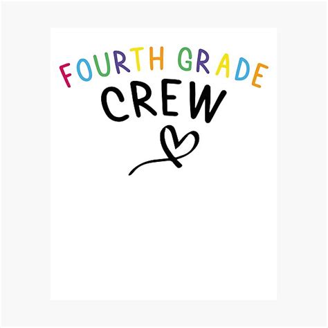 Lámina fotográfica Maestro de equipo de cuarto grado 4to grado Para