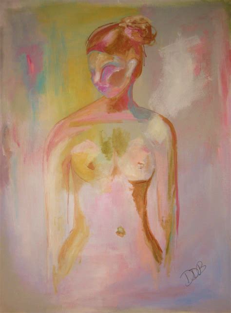 Abstract Nude SOLD Acrylic Painting Fine Art Nudes Abstract