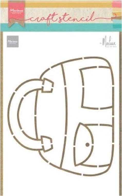 Marianne Design Craft Stencil Bag By Marleen Bol