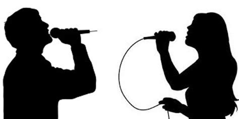 Singers Silhouette Clip Art Library