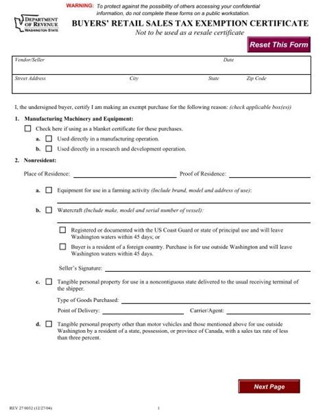 How To Apply For A Sales Tax Exemption Certificate Tax Walls