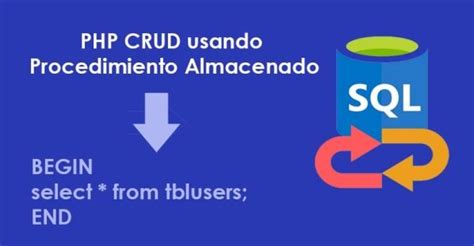 php crud usando procedimiento almacenado baulphp