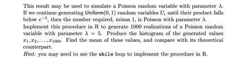 solved a let x have a poisson distribution with parameter