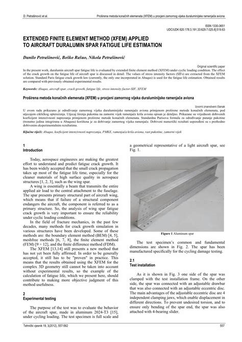 pdf extended finite element method xfem applied to … dokumen tips