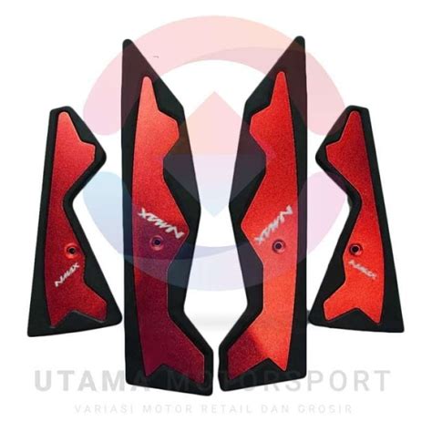 Promo BORDES KARPET PIJAKAN KAKI DEPAN YAMAHA NMAX MODEL EROPA BLACK