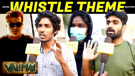 Theater Whistle Valimai Whistle Theme Public Reactions