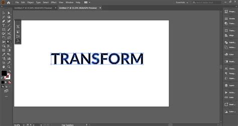 How To Distort Perspective In Illustrator Using Transform Tool Webdew