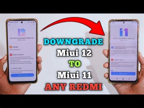 Downgrade Miui 12 Update To Miui 11 Update Any Redmi Device S YouTube