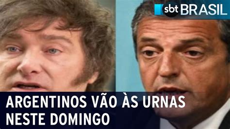Massa E Milei Disputam O Turno Das Elei Es Na Argentina Neste