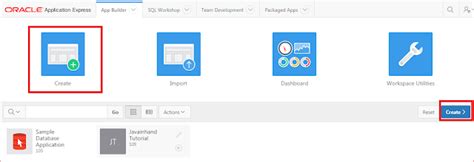 How To Create Application In Oracle Apex Javainhand Tutorial