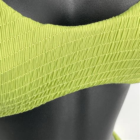 Naked Wardrobe Women S Green Bikinis And Tankini Sets Depop