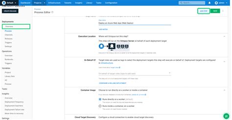 Deploy An Asp Net Application To Azure Websites Using Octopus Azure Devops Tfs And Artifactory