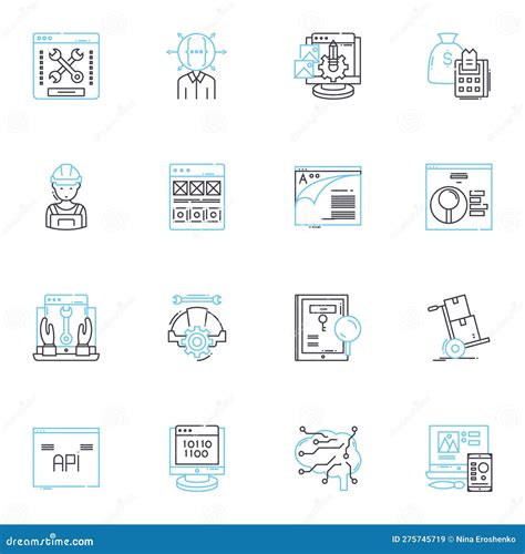 Algorithm Design Linear Icons Set Optimization Computation