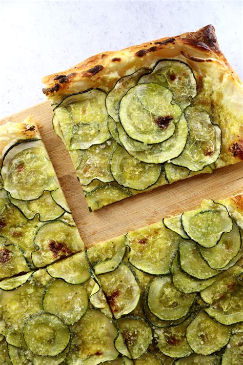 Hojaldre de calabacín y parmesano Realfooding Hojaldre saludable