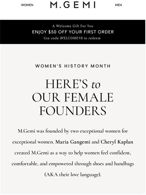 M Gemi Honoring Womens History Month Milled