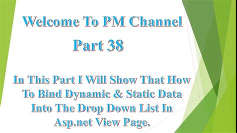 how to bind dynamic and static data into the drop down list in c application youtube