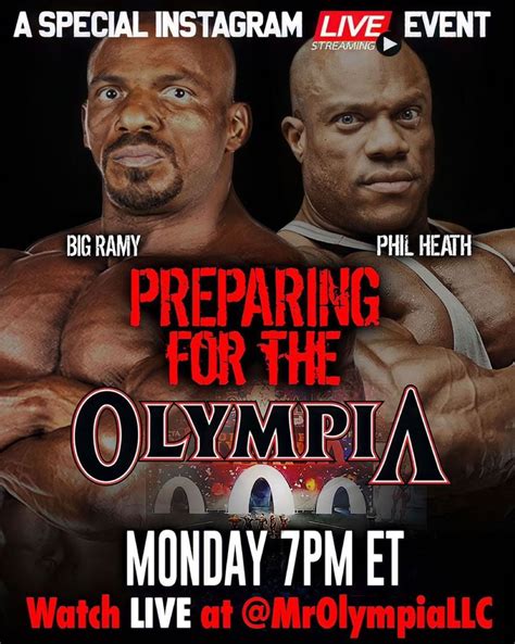 Muscle Fitness On Twitter BIG RAMY And PHIL HEATH Go LIVE On MONDAY