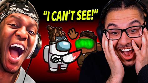 SIDEMEN AMONG US BLINDFOLD EDITION MoreSidemen REACTION YouTube