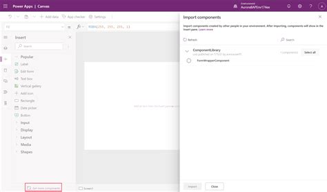 Add Canvas Components To A Custom Page For Your Model Driven App
