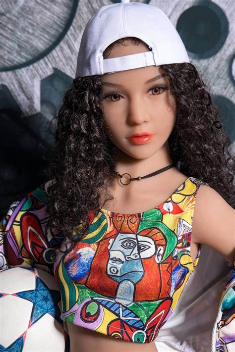 140cm Curly Hair Light Tan Skin Sex Doll