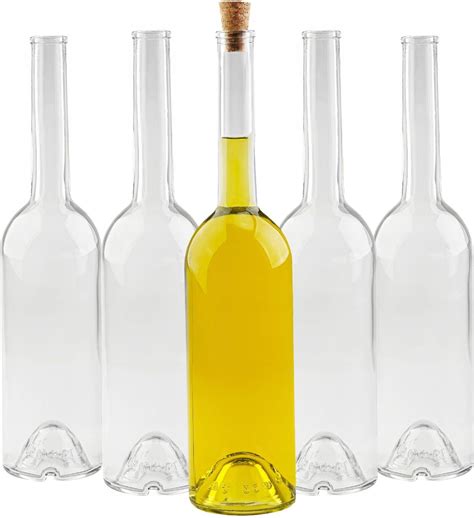 Superbutelki 5Szt Butelki Szklane Na Oliwę Nalewki Wino Soki Likier