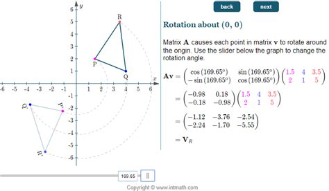 Matrix Transformation Rotation Calculator Rodney Fox S Multiplying