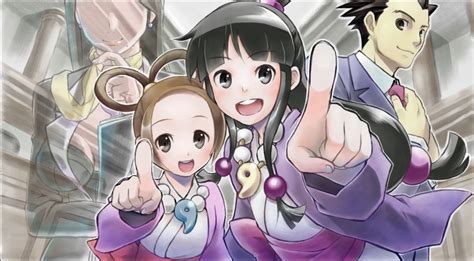 Phoenix Wright Maya Fey Mia Fey And Pearl Fey Ace Attorney Drawn