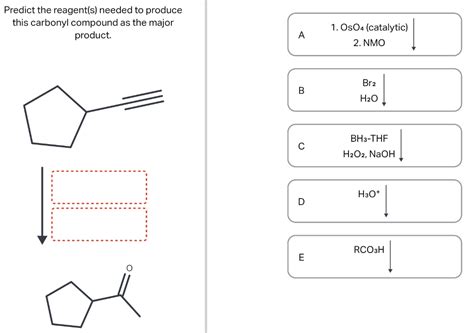 Solved Predict The Reagent S Needed To Produce This Chegg