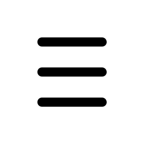 Menu Icon Png 3 Lines