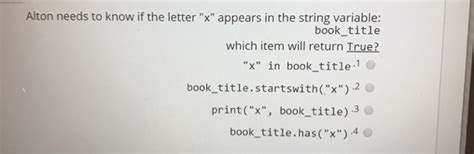 solved hich of the following statements is true python