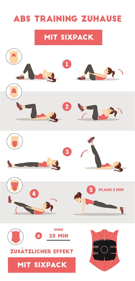 Abs Training Mit Sixpack Abnehm Training Training Bauchmuskeltraining