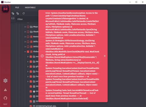 [bug] unauthorize acess exception i cant extract the files from global wad client · issue 222