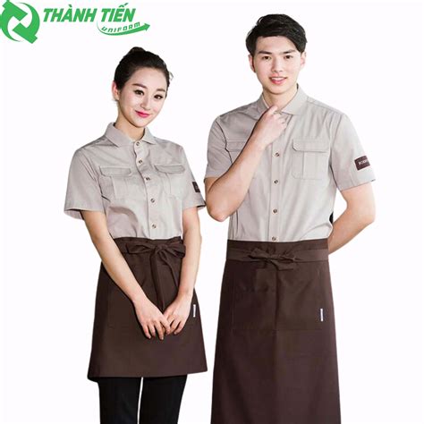 200 Mẫu Đồng Phục Nhân Viên Phục Vụ Đẹp Ấn Tượng Thành Tiến Uniform