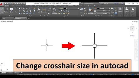How To Adjust Crosshair Size In Autocad Printable Online