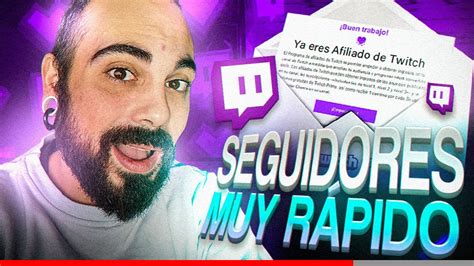 Cómo GANAR SEGUIDORES EN TWITCH Y CONSEGUIR EL AFILIADO 2023 YouTube