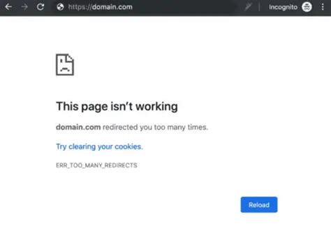 How To Resolve The Err Too Many Redirects Error In Wordpress