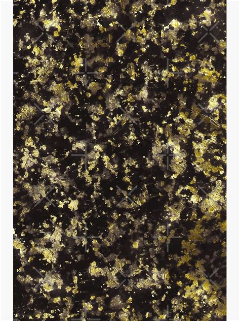 Gold And Black Poster For Sale By BuksDesigns Redbubble