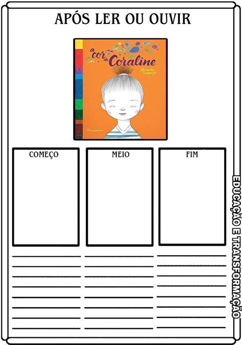 Blog Educação e Transformação Atividades A cor de Coraline